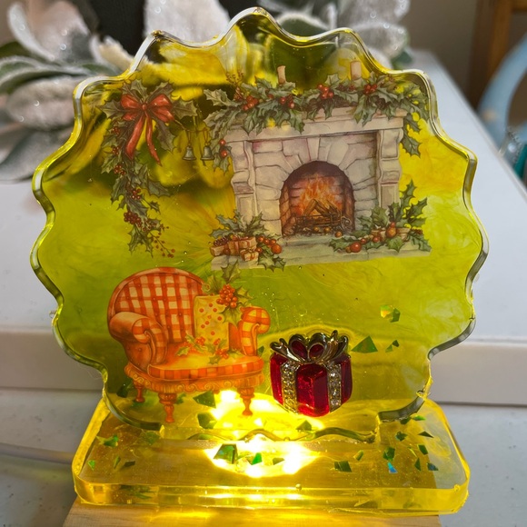 Handmade | Holiday | Handmade Cozy Glow Fireplace Scene | Poshmark